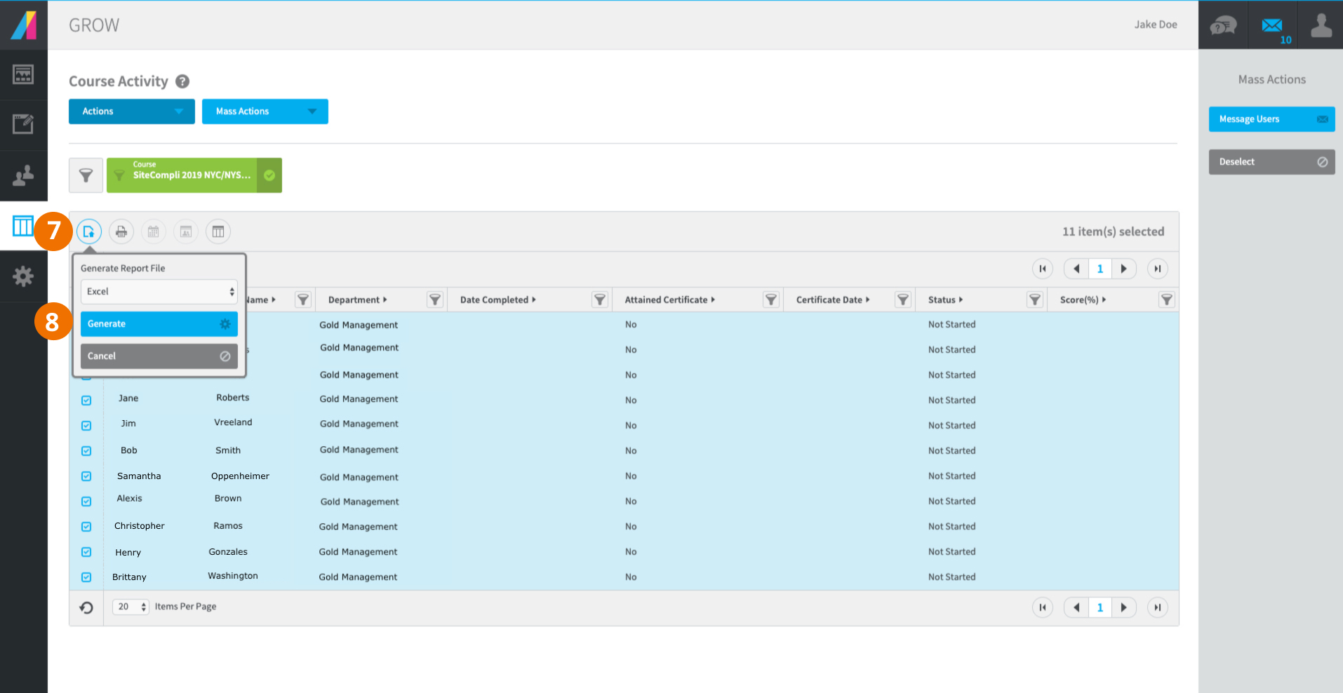 Reporting In SiteCompli Learning SiteCompli InCheck Support Center